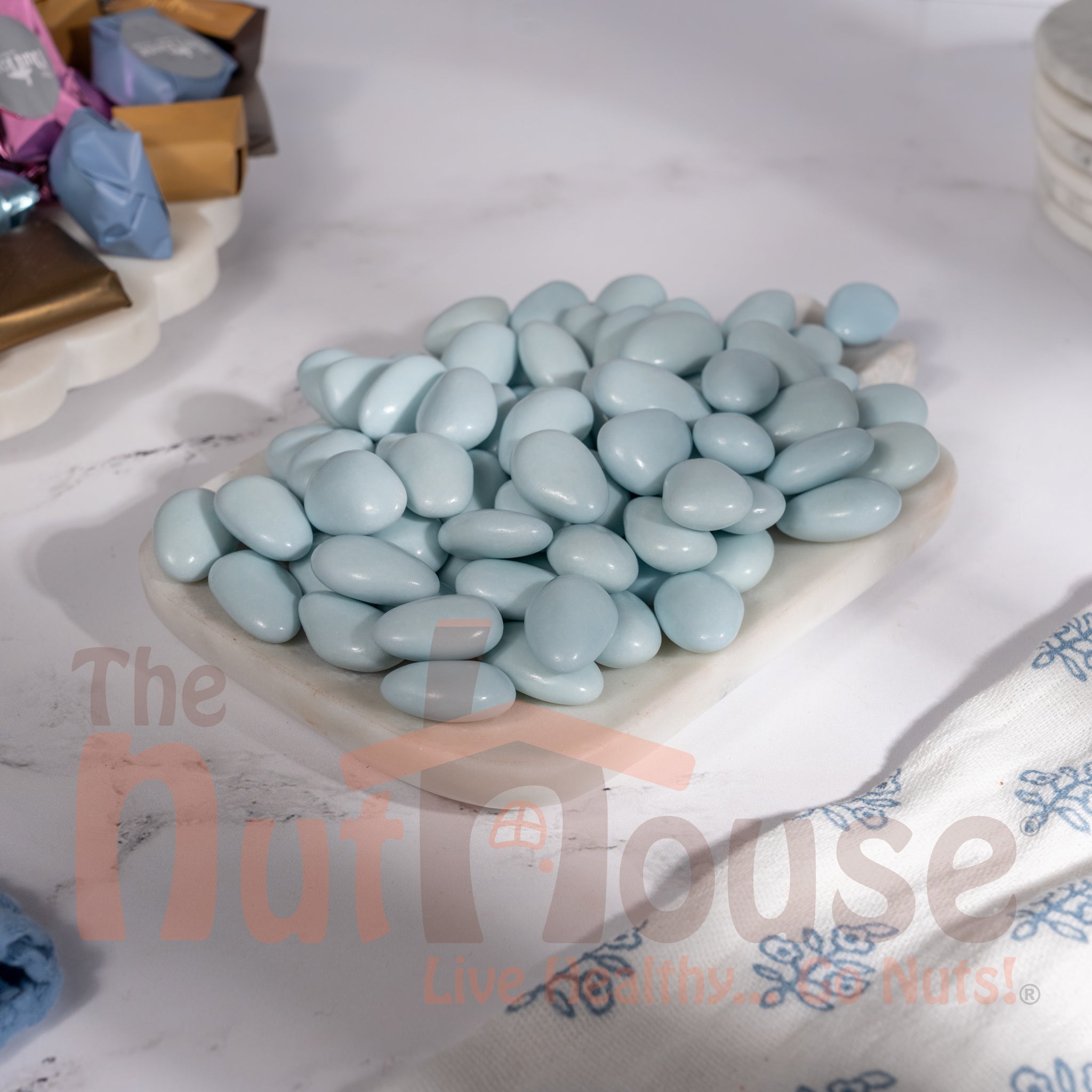 Light Blue Jordanian Almonds - The Nut House