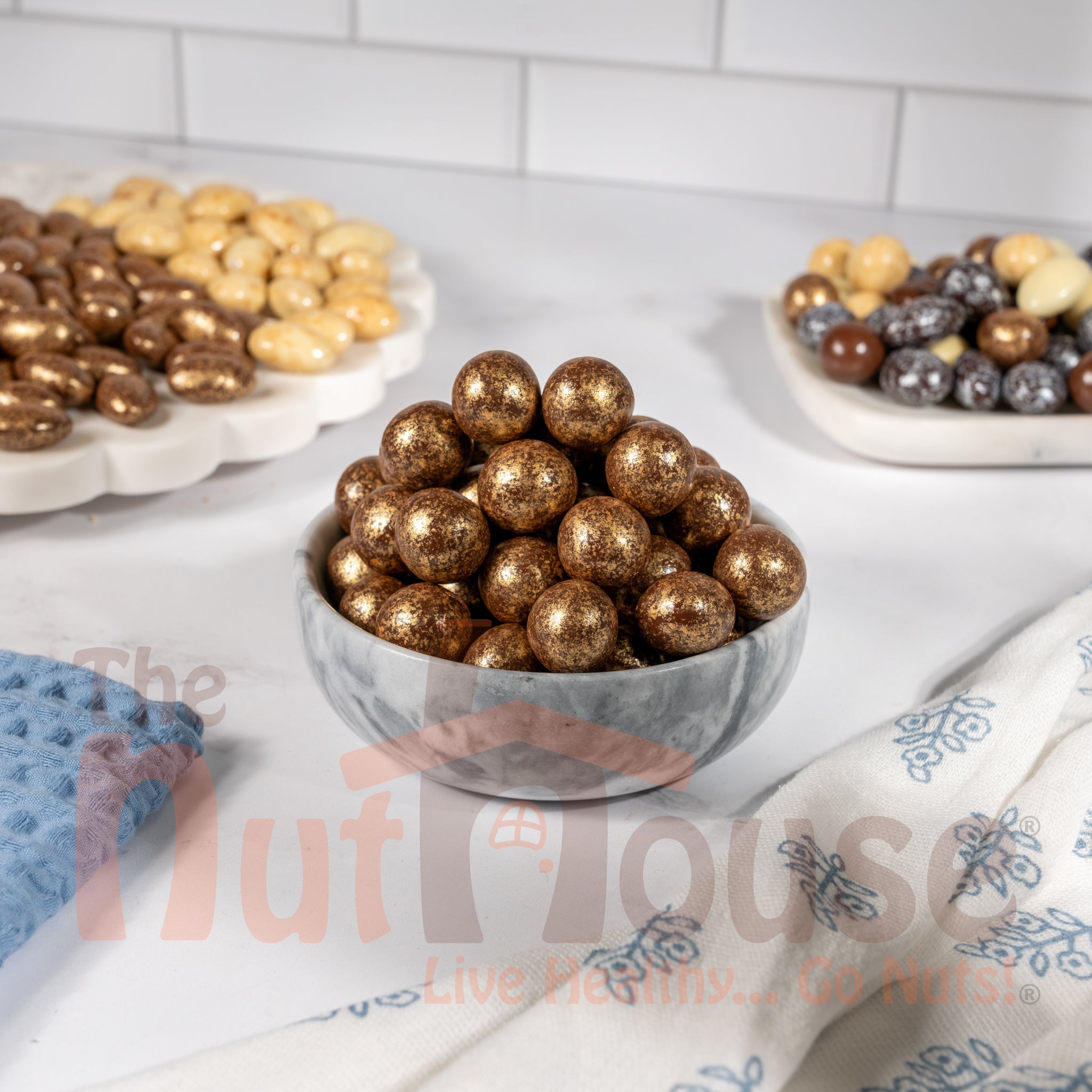 Pearly Gold Chocolate Coated Hazelnut - The Nut House
