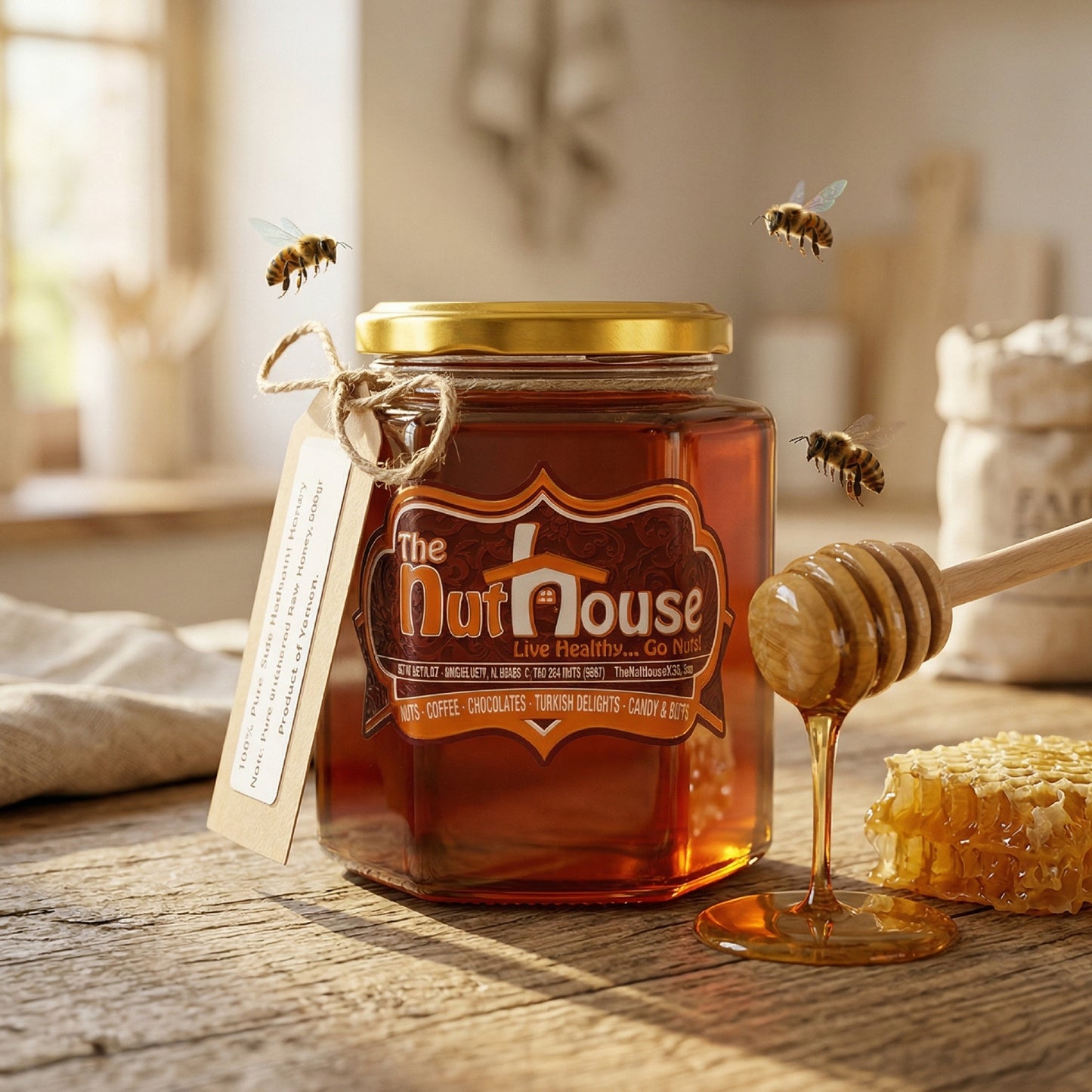 Pure Wild Flower Honey - The Nut House