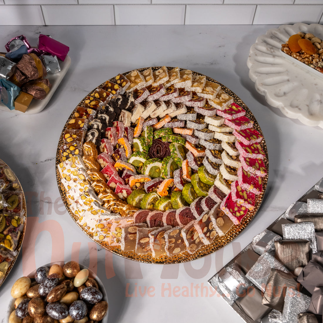 Wrapped Turkish Delights Gift Tray 2 - The Nut House