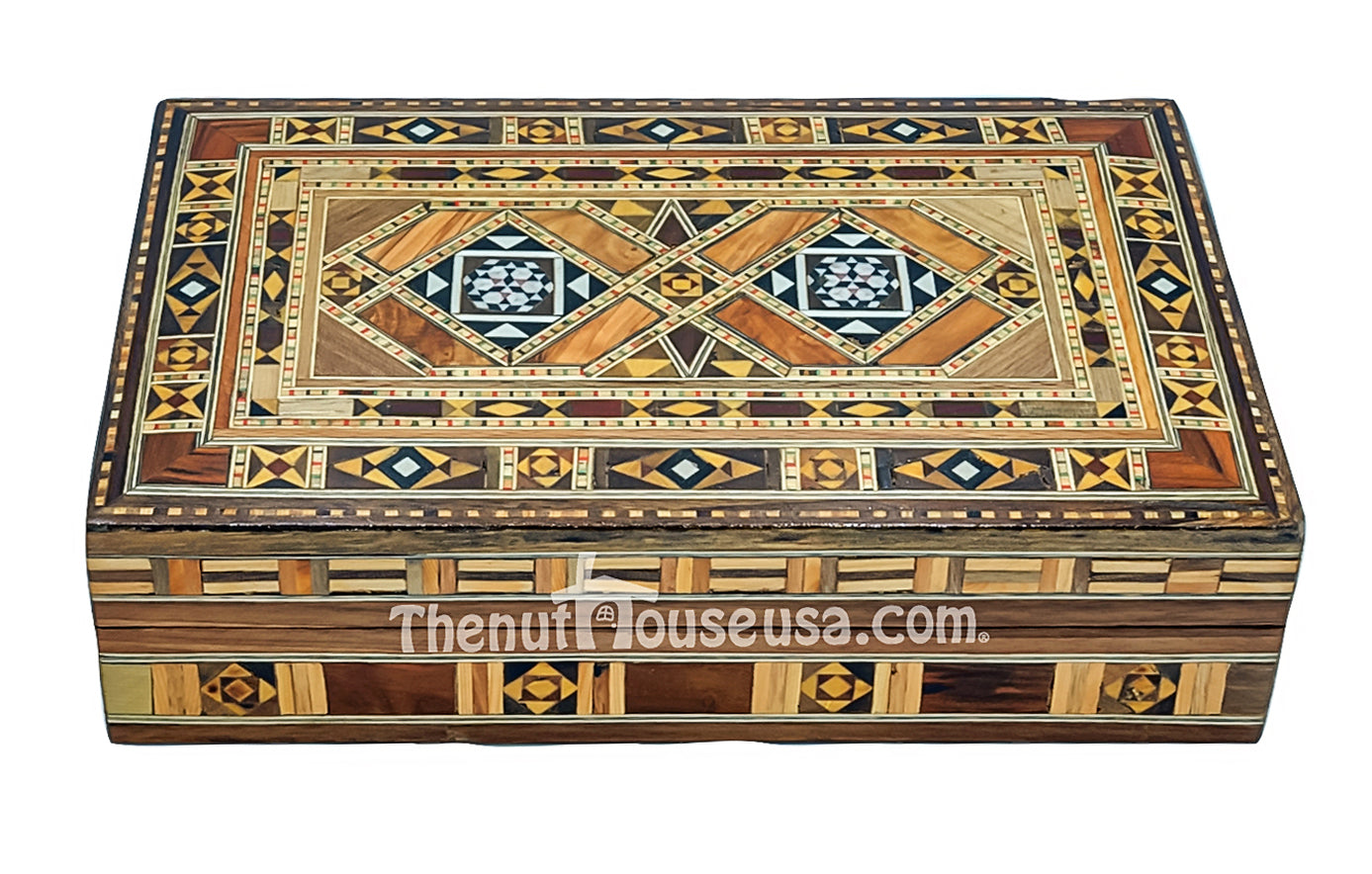 Syrian handmade wooden jewelry box 70016 – The Nut House