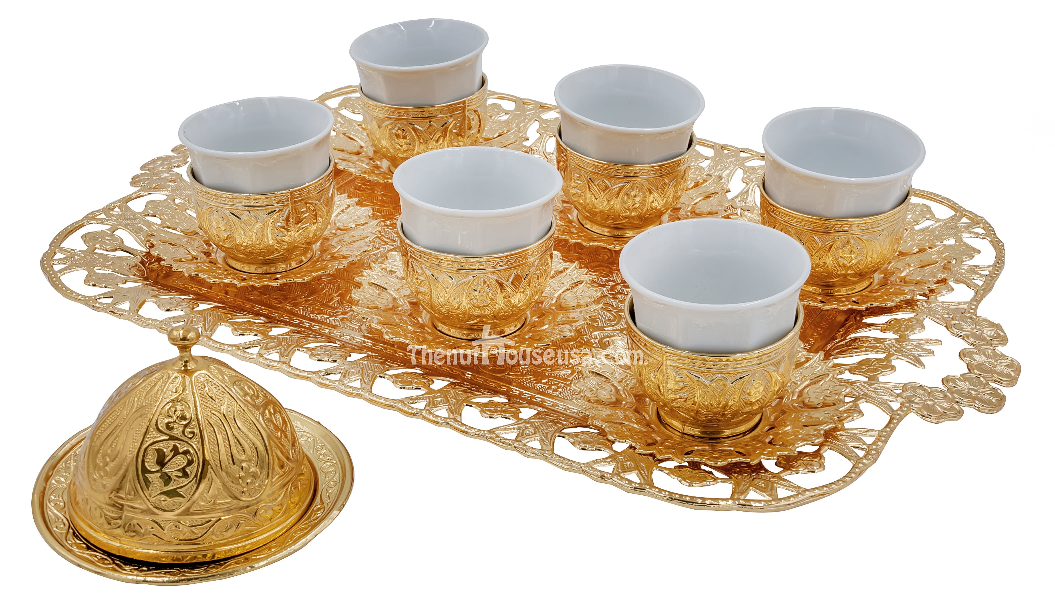 Gold Sada coffee set 24019 – The Nut House