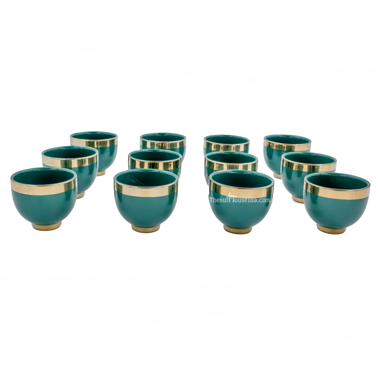 Dark Green Sada coffee cups set – The Nut House